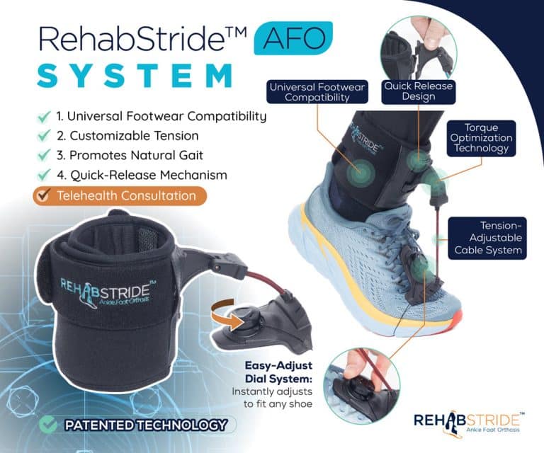 How to Find the Right Foot Drop Brace | RehabStride™ AFO Brace for Foot ...